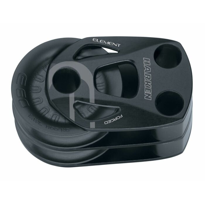 Harken HK6271 Poulie Element plat pont double 60mm
